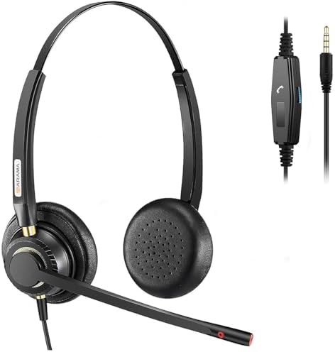 Amazon.com: Cell Phone Headset with Microphone Noise Cancelling & in ...