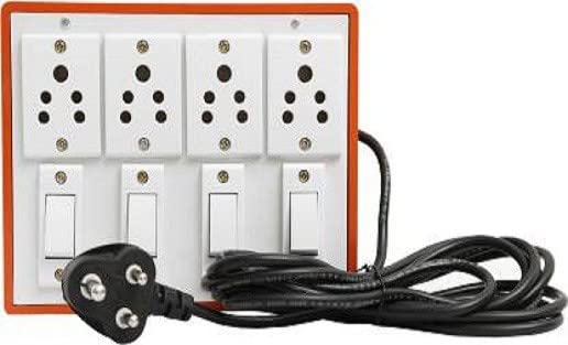 Buy Shreejii 4+4 Socket Extension Board 4 Socket Extension Boards ...