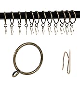Amazon.com: Curtain Rings with Eyelets Metal Eyelet Drapery Rings Inner ...