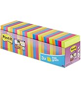 Post-it Super Sticky Notes Soulful Color Collection, Pack of 12 Pads ...