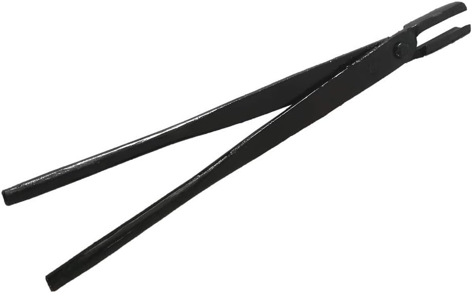 Amazon.com: Hand Forged Round Jaw Blacksmith Tongs, 16" L: Home & Kitchen