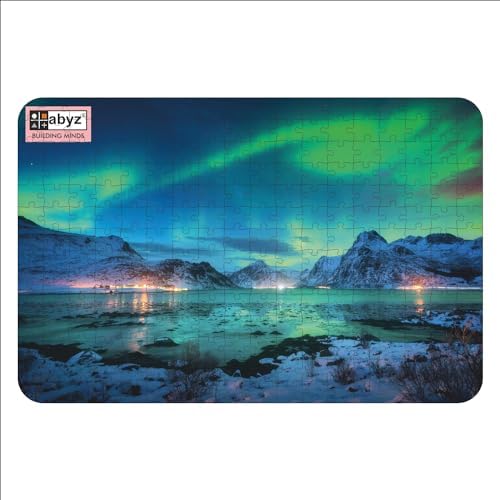 Buy ABYZ Northern Lights (Aurora Borealis) Wooden Puzzle, Play and ...
