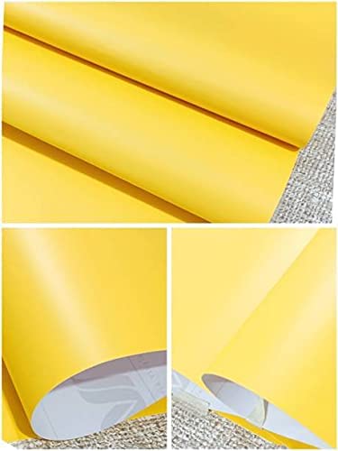 Yellow Contact Paper Self Adhesive Peel & Stick Waterproof Wallpaper ...