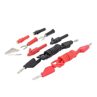 Banana Plug Silicone Test Leads Kit 2000V 20A 18AWG 4mm Multimeter ...