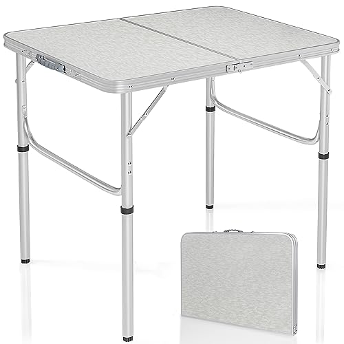 Snapklik.com : RedSwing Aluminum Folding Table 3 Feet Adjustable Height