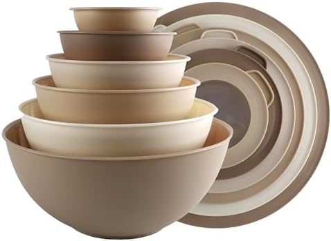 Amazon.com: Bamboozle Nesting Bowls Set for Mixing and Serving ...