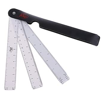SGerste Fan Shape Scale Ruler with 6 Blades for Engineering Architects ...