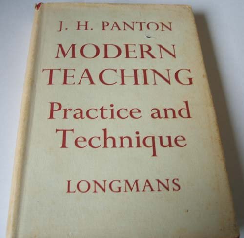 Modern teaching Practice and Technique: unknown author: Amazon.com: Books