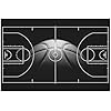 Amazon.com: Osimiccp Basketball Rug for Bedroom Size 3'x5',Non-Slip ...