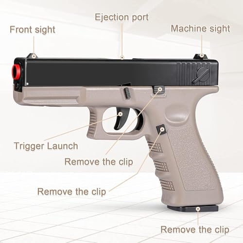 TOYPAPA Gun Pistol Kids Guns | Toy Guns for Boys | fire Gun Automatic ...