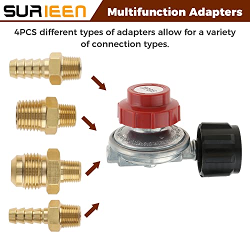 Snapklik.com : 0-20 PSI Adjustable High Pressure Propane Regulator ...