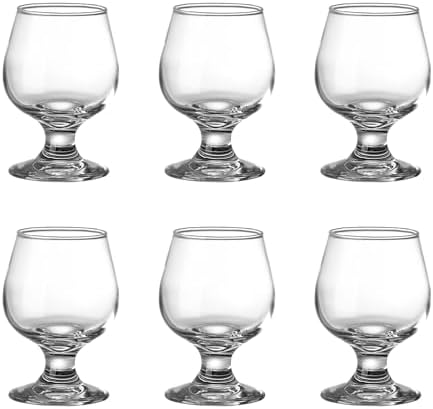 binsakao Cute Shot Glasses Small Brandy Snifters Set of 6 Cognac ...
