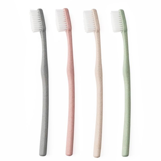 Buy IRIDA NATURALS Rice Husk Ultra Soft Toothbrush - Set of 4-100% BPA ...