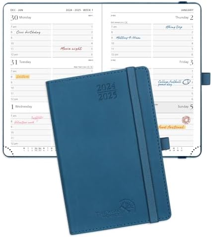 Amazon.com : POPRUN Planner 2024-2025 Pocket Size (4'' x 6.25 ...