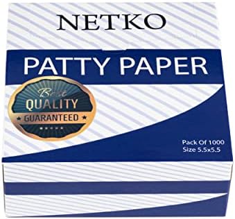 Amazon.com: (1100 Pack) Reli. Hamburger Patty Paper (4.75" x 5",Square ...