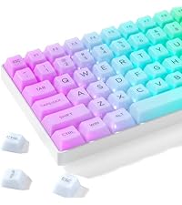 Amazon.com: Womier Low Profile Keycaps - Shine Through Keycaps 60 65 75 ...