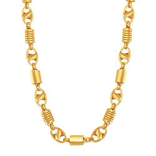 Buy MEENAZ Chain for Men Boys Husband gents boyfriend Stylish golden ...