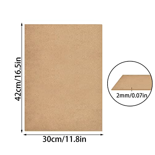 TSKDKIT A3 MDF Wood Boards for Crafts 2mm Medium Density Fiberboard ...