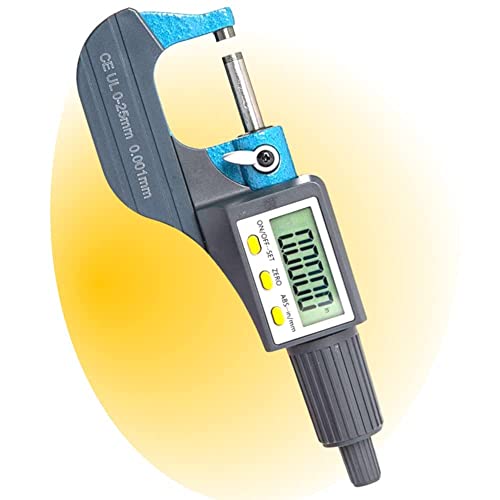 CURE TREE Digital Outside Micrometer 0-1" Digital External Electronic ...