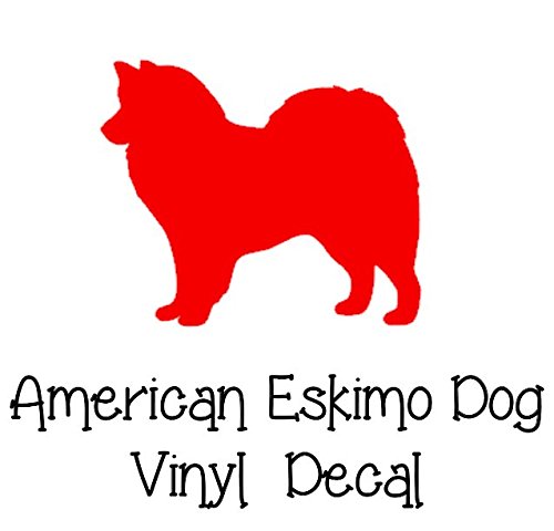 Amazon.com: American Eskimo Dog Decal -Dog Breed Vinyl Decal - Select ...