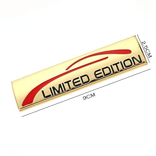 Carzilla Auto Metal Limited Edition Logo Sticker for Car Bike, 9CM x 2 ...