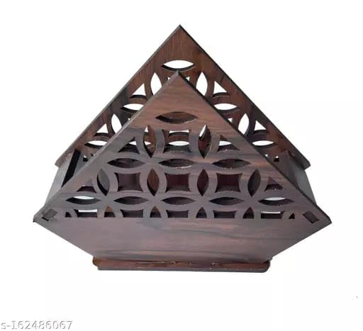 Buy Wooden Tissue Paper Holder for Dining Table | Tissue Paper Stand ...