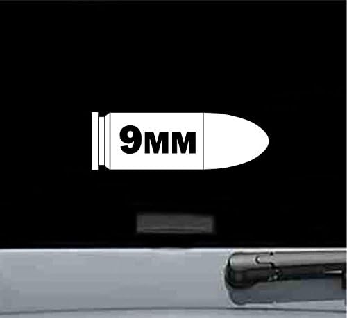 Amazon.com: JS Artworks Ammo Bullet 9mm Label Box Can Vinyl Decal ...