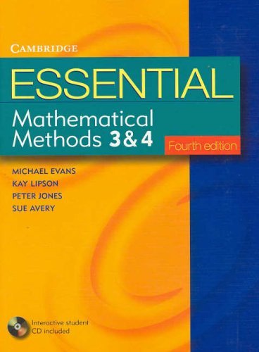 Amazon.com: Essential Mathematical Methods 3 and 4 with CD-Rom ...
