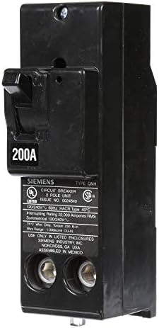 Siemens QN2200H 200A Double Pole 120/240-Volt 22K type QNH Circuit ...