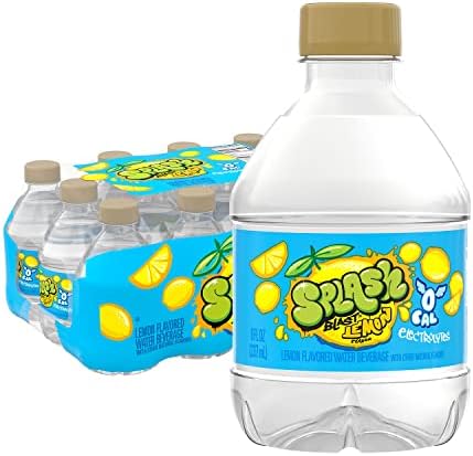 Amazon.com: Splash Fizz, Black Cherry Flavored Sparkling Water, Zero ...