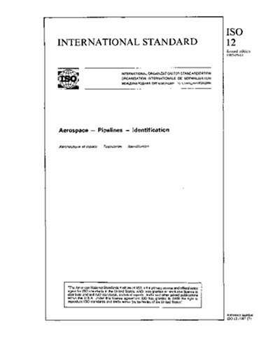 ISO 12:1987, Aerospace - Pipelines - Identification: International ...
