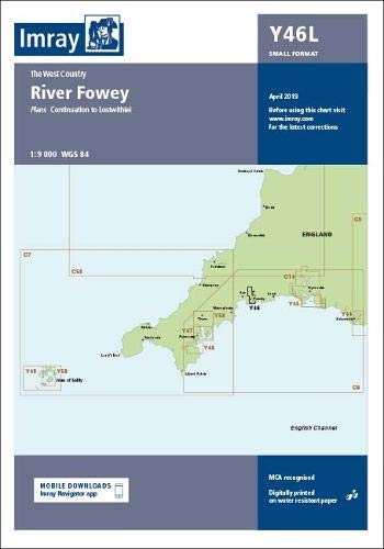 Imray Chart Y46 River Fowey Laminated: Laminated Y46 River Fowey (Small ...