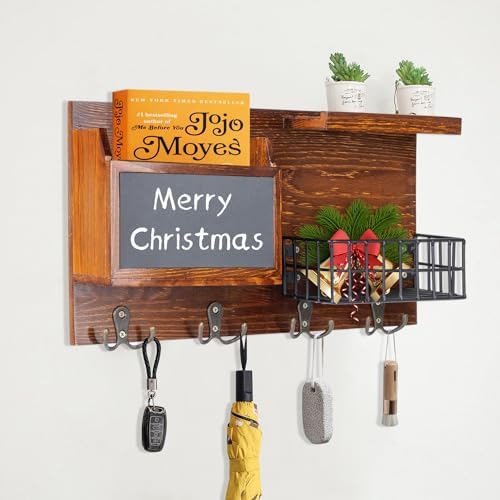 Amazon.com: House Warming Gifts New Home,Key Holder for Wall,Wooden Key ...