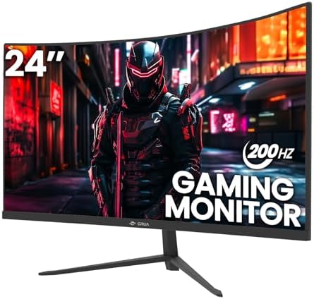 Amazon.com: AOC C24G1A 24" Curved Frameless Gaming Monitor, FHD ...