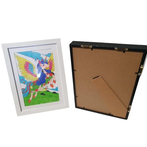A4 Kids Artwork Frame,2 Pack,Black&White Front Opening,Display,Store ...