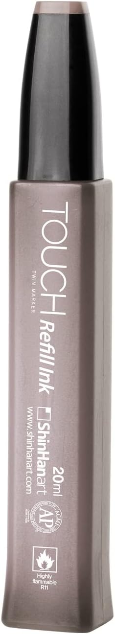 Amazon.com: ShinHan Touch Twin Marker Refill Ink WG1 Warm Grey : Office Products