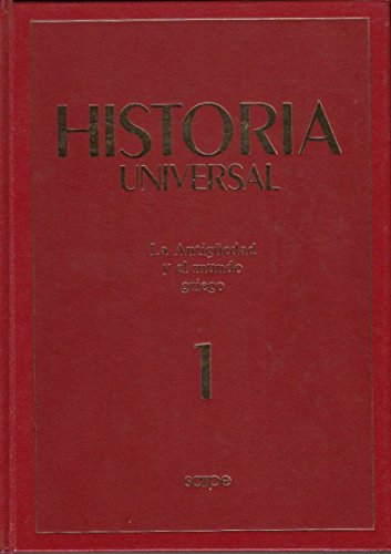 HISTORIA UNIVERSAL : AGUILERA, CONCHA; SENDÍN, CARLOS; ELÍAS, RAMÓN ...