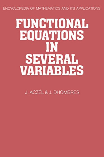 Amazon | Functional Equations in Several Variables (Encyclopedia of ...