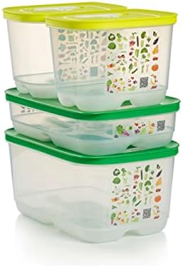 Amazon.com: Tupperware FridgeSmart 4pc Starter Set - Includes 2x Small ...
