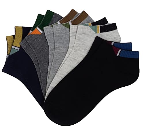 Low Ankle Low Cut No Show Invisible Socks for Men! Stretchable ! Pack ...