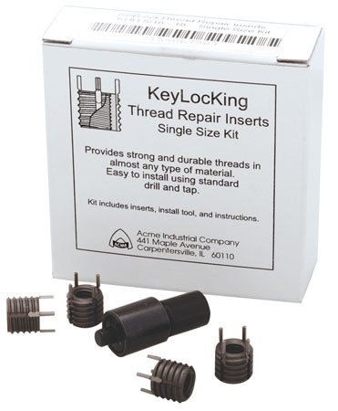 Amazon.com: 3/8-16 Int. THD, 9/16-12 Ext THD, 0.50 Lg, Keylocking ...