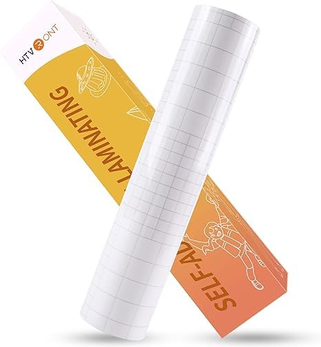 Clear Self-Adhesive Laminating Vinyl Roll-12 x15 FT Non Thermal ...