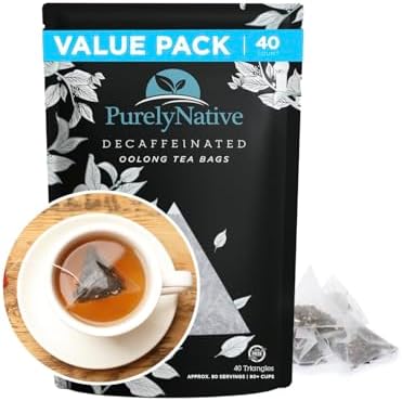 Amazon.com : Decaffeinated Oolong Tea Bags Value Pack, Caffeine Free ...