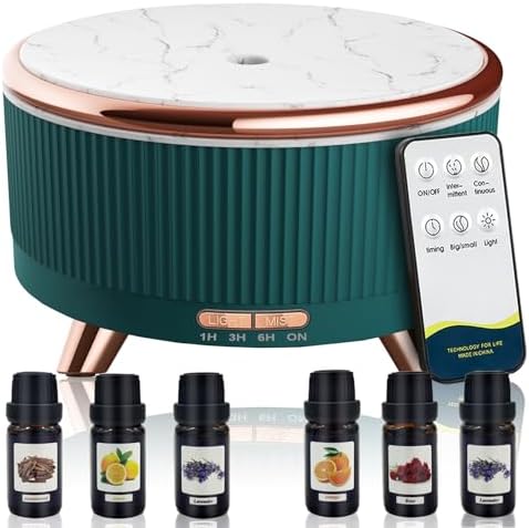 Amazon.com: Essential Oil Diffusers for Home 500ml,Aromatherapy ...