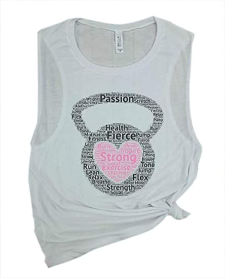 Amazon.com: Kettle Bell - Cardio is Hardio, Muscle Tank, Gym tank, Yoga ...