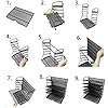 Amazon.com : Klickpick Office Wall Mount Metal Mesh File Organizer ...