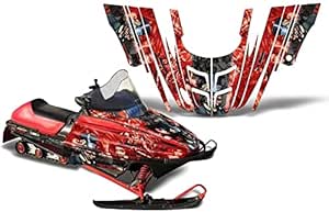 Amazon.com: AMR Racing Snowmobile Graphics kit Sticker Decal Compatible ...