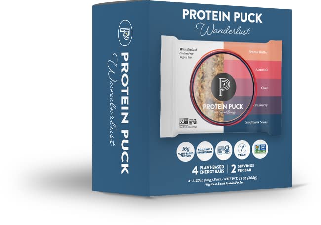 Amazon.com : Protein Puck Plant Based Bars | Snacks with 16 grams of ...