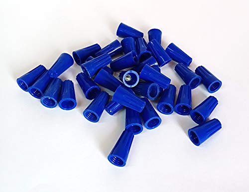 Electrical Wire Connector Twist-On Terminal Cap Spring Insert (50 Pcs ...
