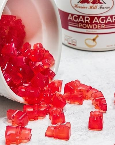 Agar Agar Powder de Hoosier Hill Farm, 1LB (paquete de 1) Sustituto de ...